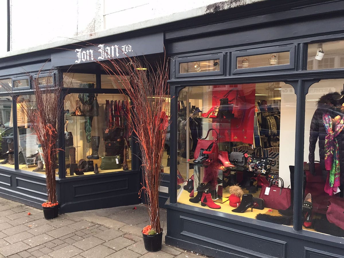Behind the scenes of fab shoe & clothing boutique Jon Ian Cowbridge ...