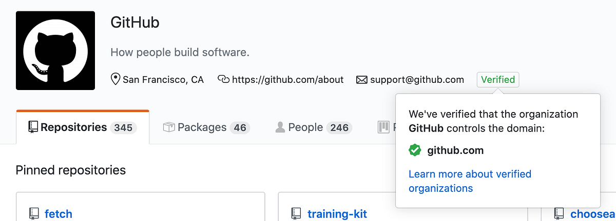Add a Verified Badge to your GitHub Organization | by Luis Guerrero ...
