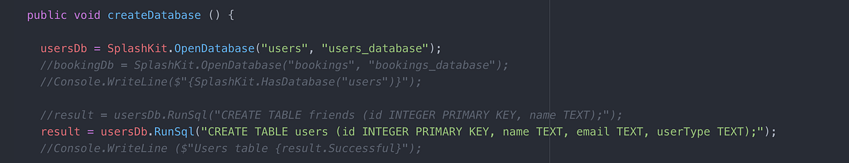 How to Integrate Database using SplashKit and C# | by Sahil Jaidka | Medium