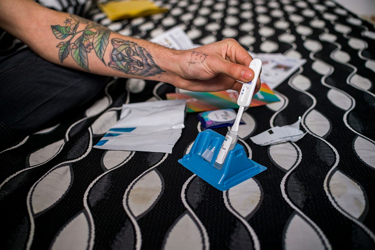 In 20 minutes, you can test yourself for HIV at home | by World Health ...