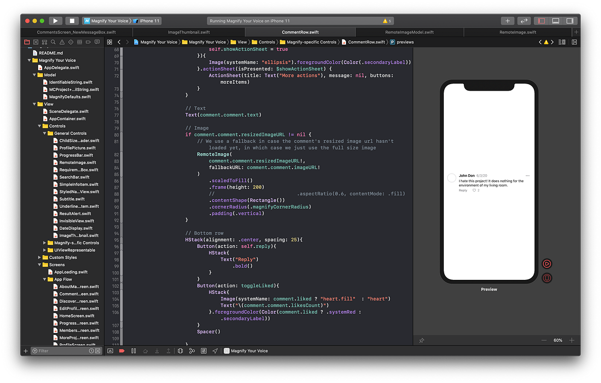 My SwiftUI wishlist for WWDC 2020 (and what I’m doing meanwhile) | by Michael Ginn | Mac O’Clock ...