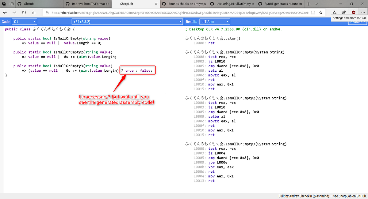 The Case of The More Complex C# Code Generate Better Assembly Code | by ...