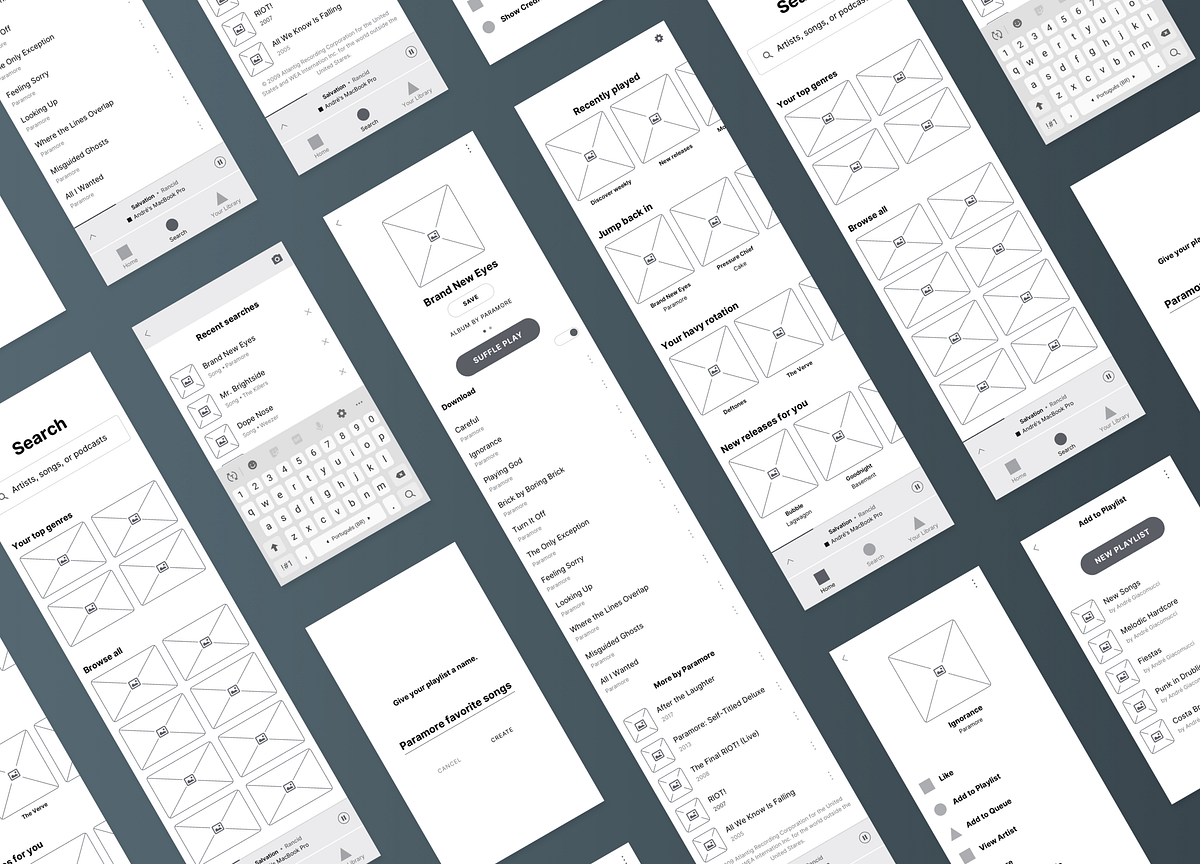 Challenge 2: Wireframing. Ironhack UX/UI bootcamp exercise. | by André Giacomucci | Medium