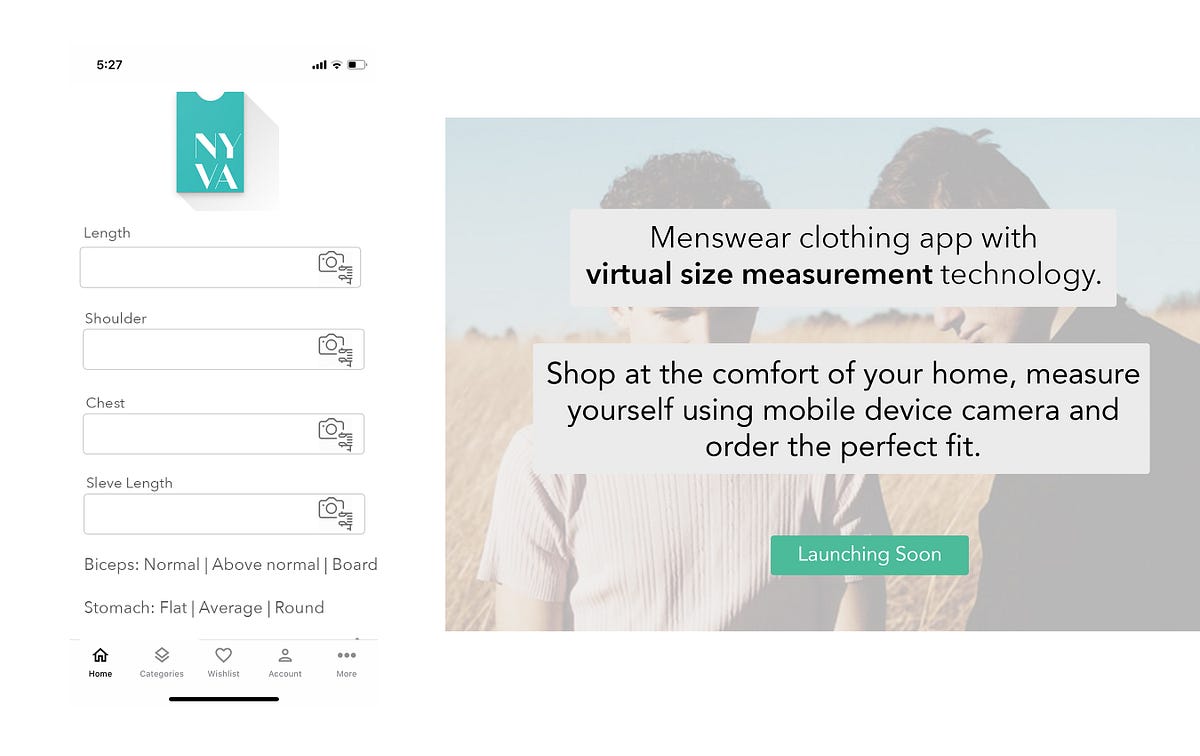 Nyva Store : Virtual body size measurement, a step towards future ...