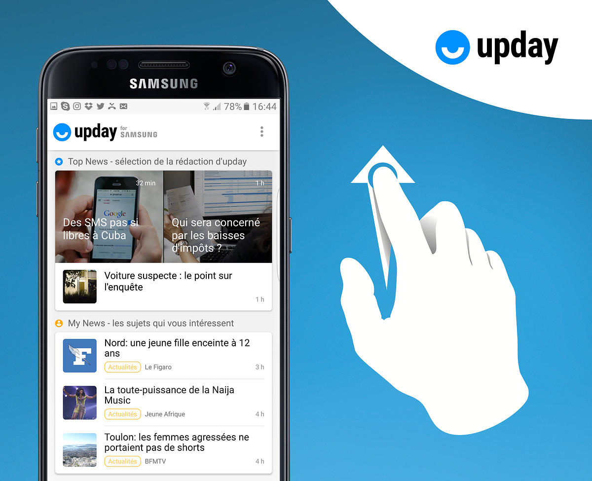 Bienvenue sur upday. upday, c’est un service d’informations… | by ...
