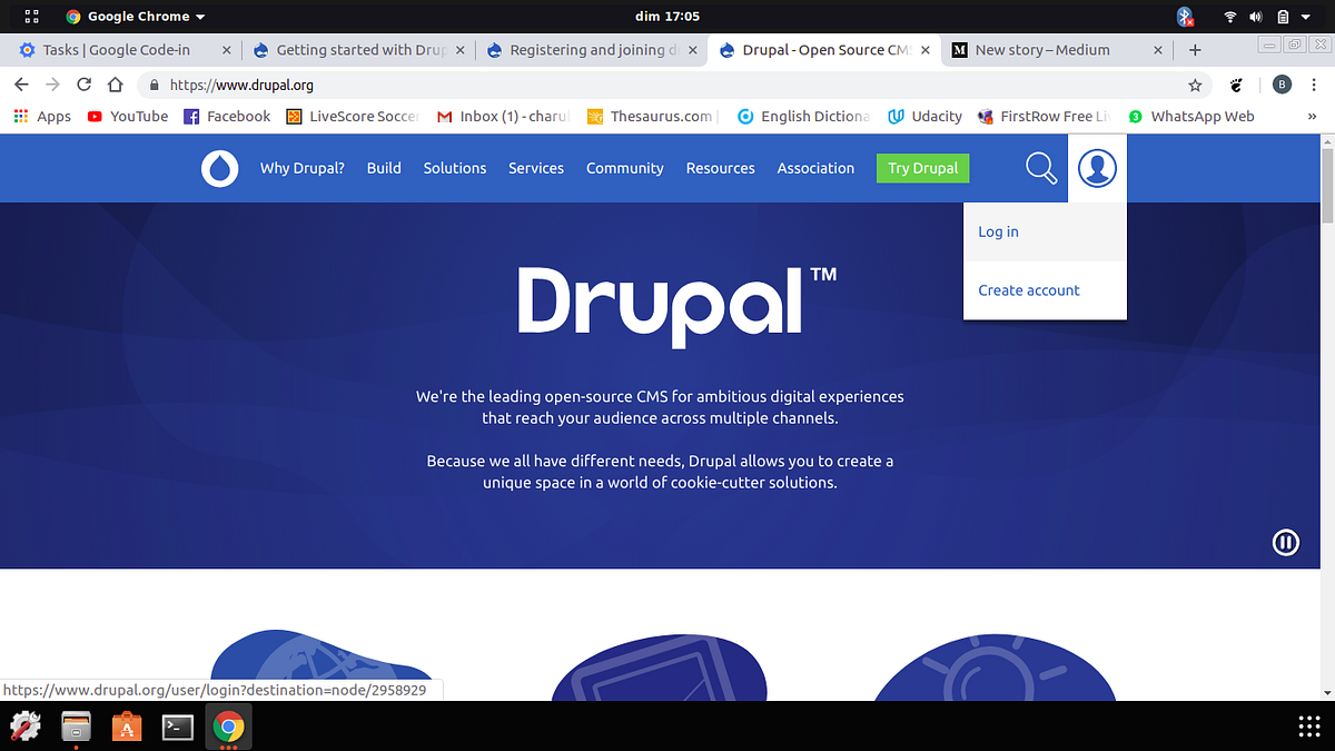 Completing the section on Getting Started with Drupal for GCI students! | by Bagha Charuduth ...