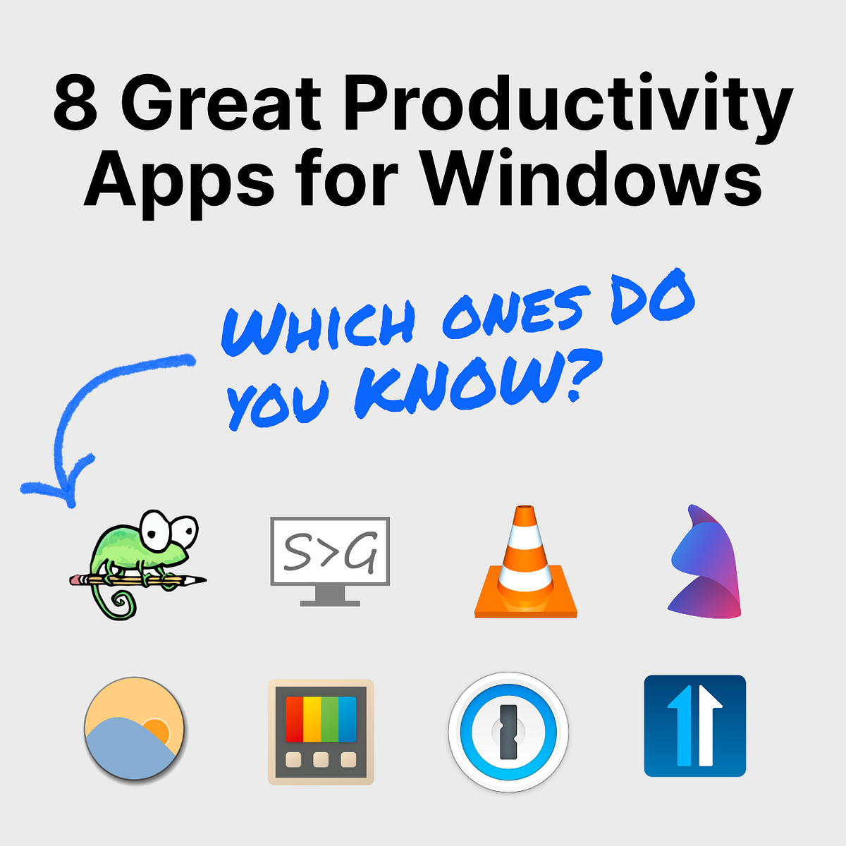 8 Great Productivity Apps for Windows — which ones do you know? | by ...