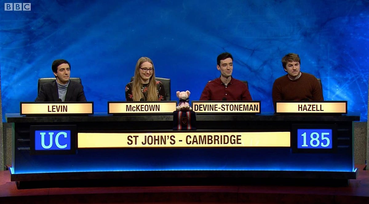 Meet James Devine-Stoneman, John’s University Challenge captain ...