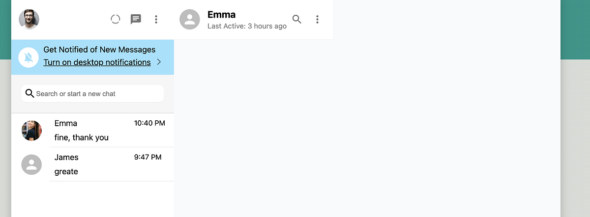 Create WhatsApp clone with Next.js Part 10 Chat Page Header | by Ckmobile | JavaScript in Plain ...