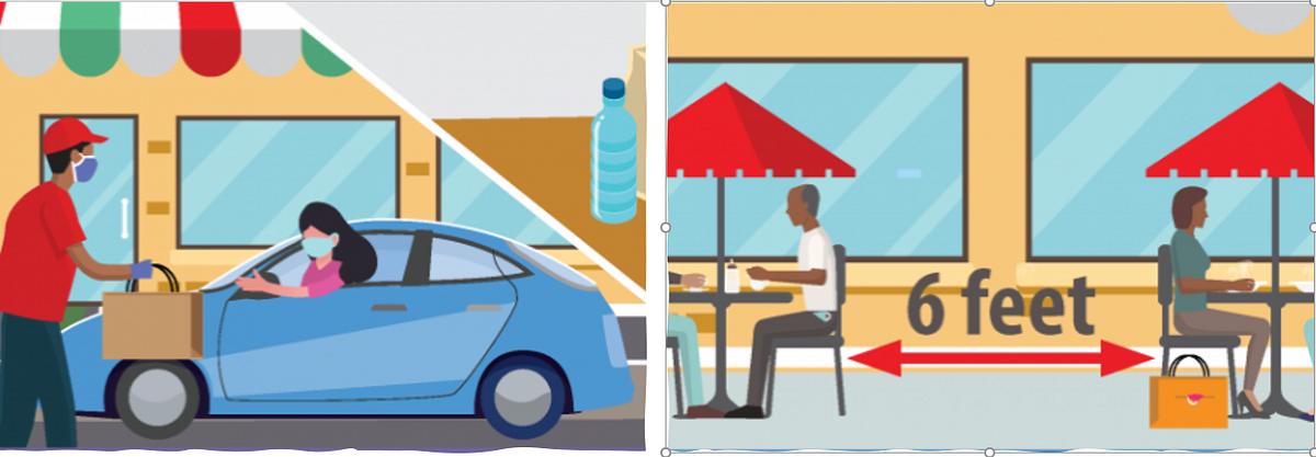 Dining in the US today: Eating out(side) | by susan | Medium