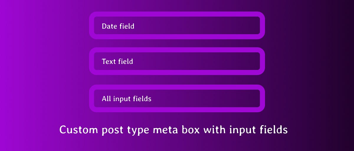 Adding Meta Box To The Custom Post Type And Store Them Into The Database Fetch And Show It In 8236