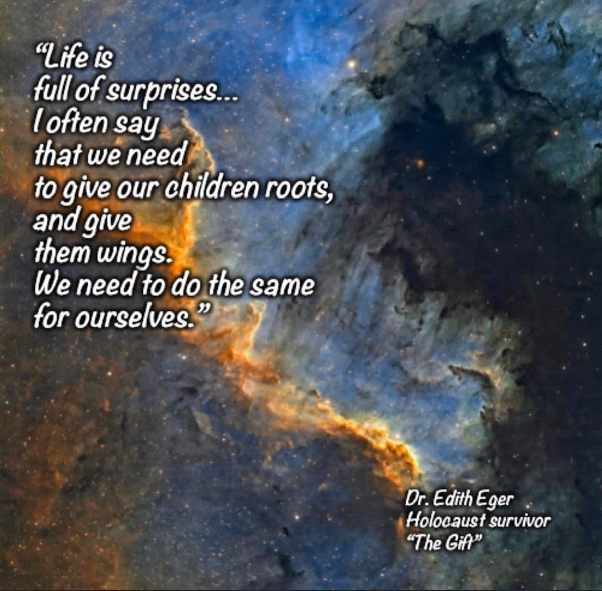 “Life is full of surprises… I often say that we need to give our ...