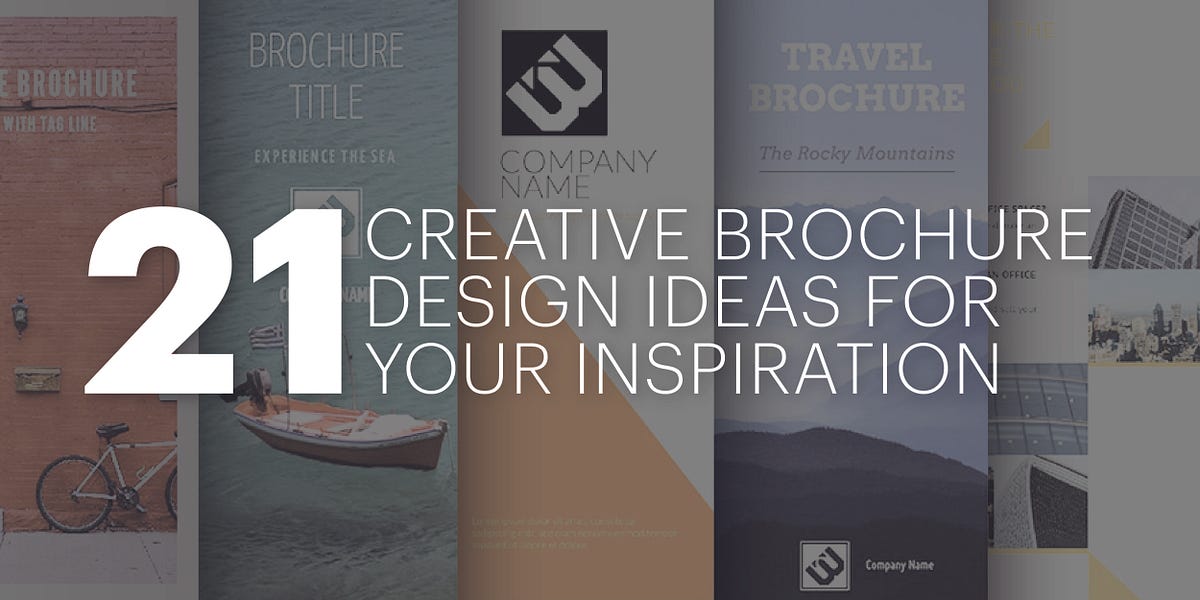 21 creative brochure design ideas for your inspiration | by Lucidpress ...