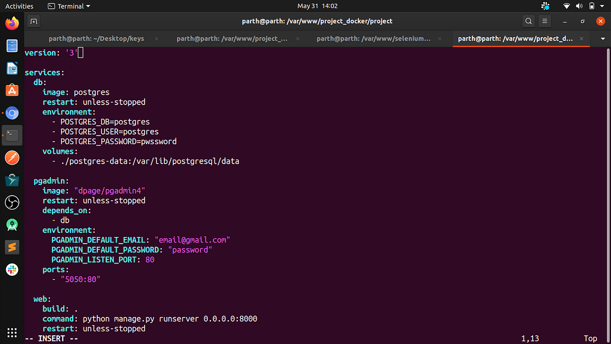 Dockerize Django Postgresql Pg Admin And Elasticsearch With Dockerfile And Docker Compose By 9894