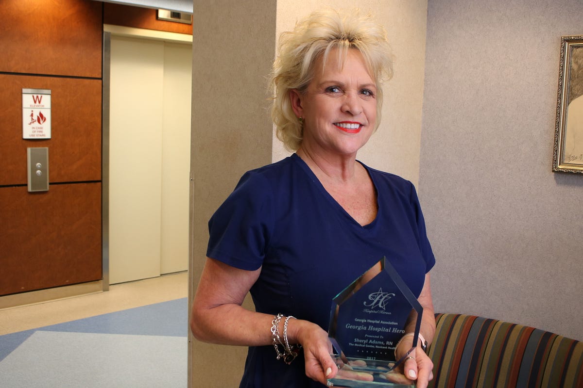 Hero disguised in scrubs. NAVICENT HEALTH’S, SHERYL ADAMS… | by Jaya ...