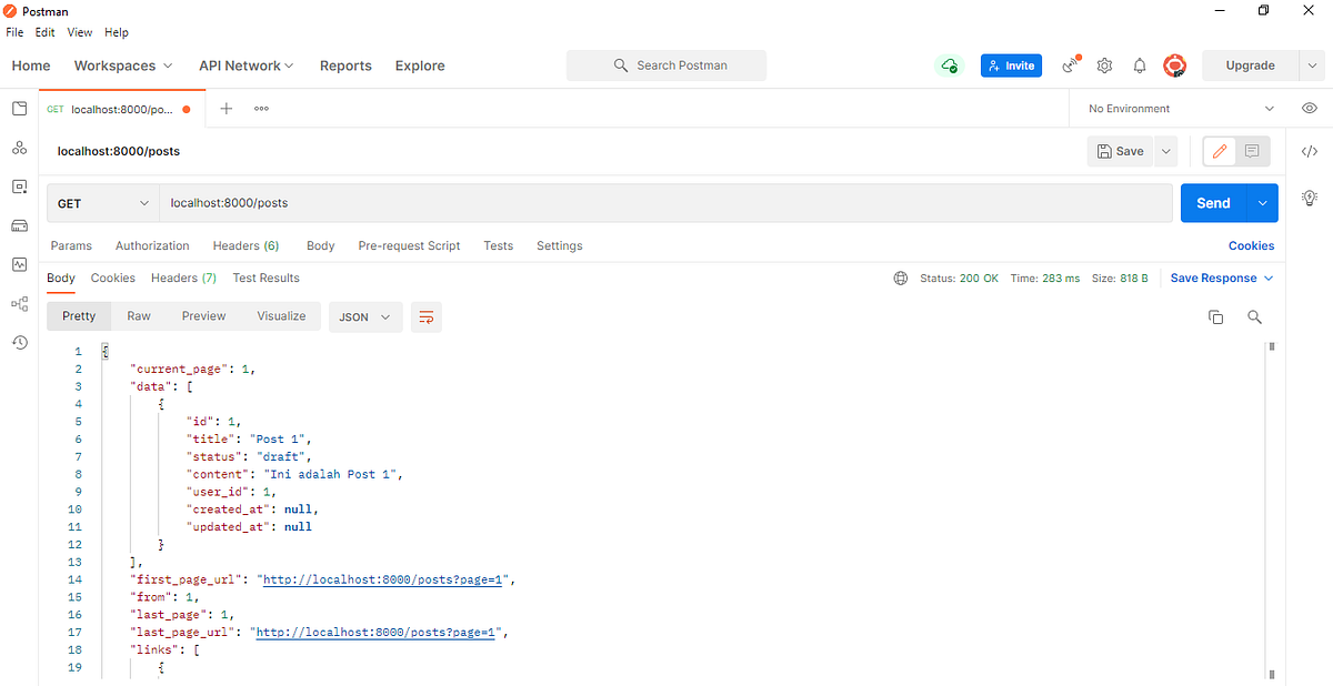 PHP LUMEN DATABASE. Deskripsi | by Moch Ilham lutfi | Medium