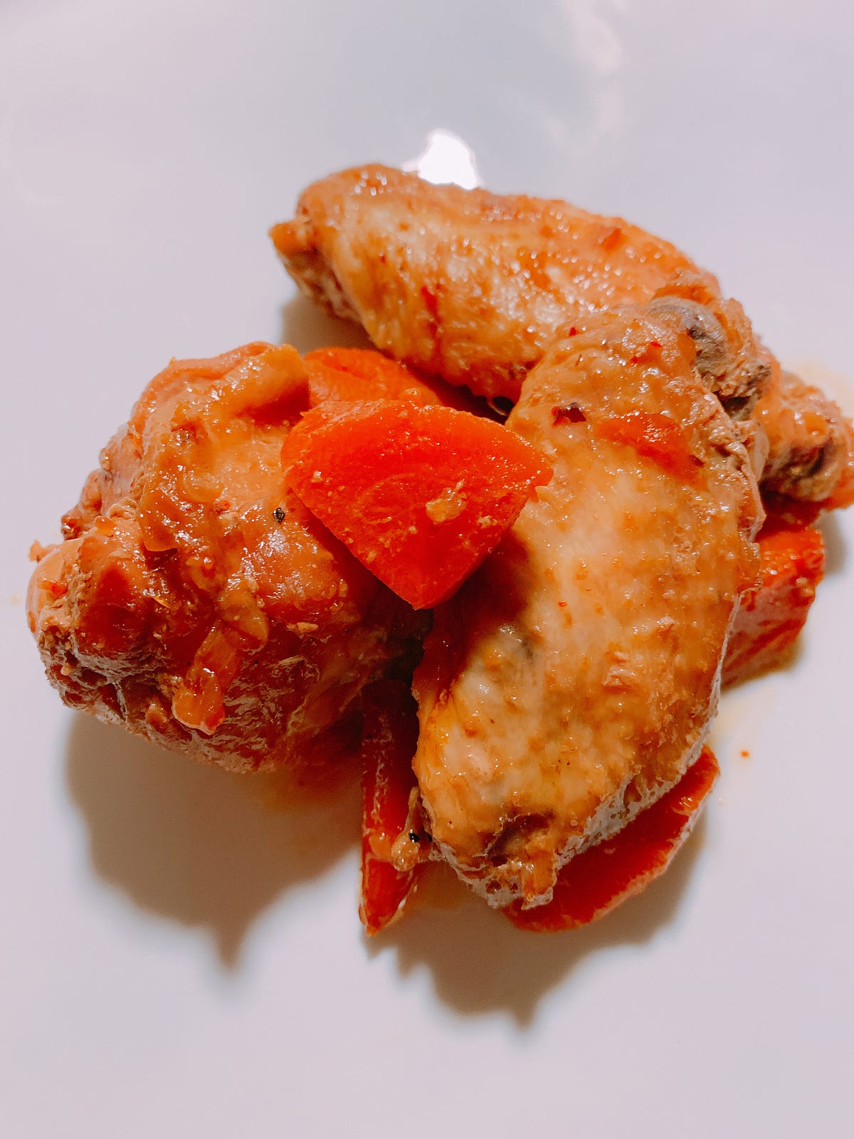 My mom’s braised chicken wings. A simple braised chicken wings is the ...