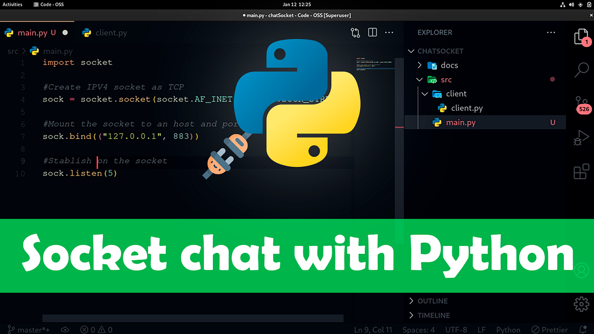How to make a socket chat with Python | by Practical Programmer | Medium