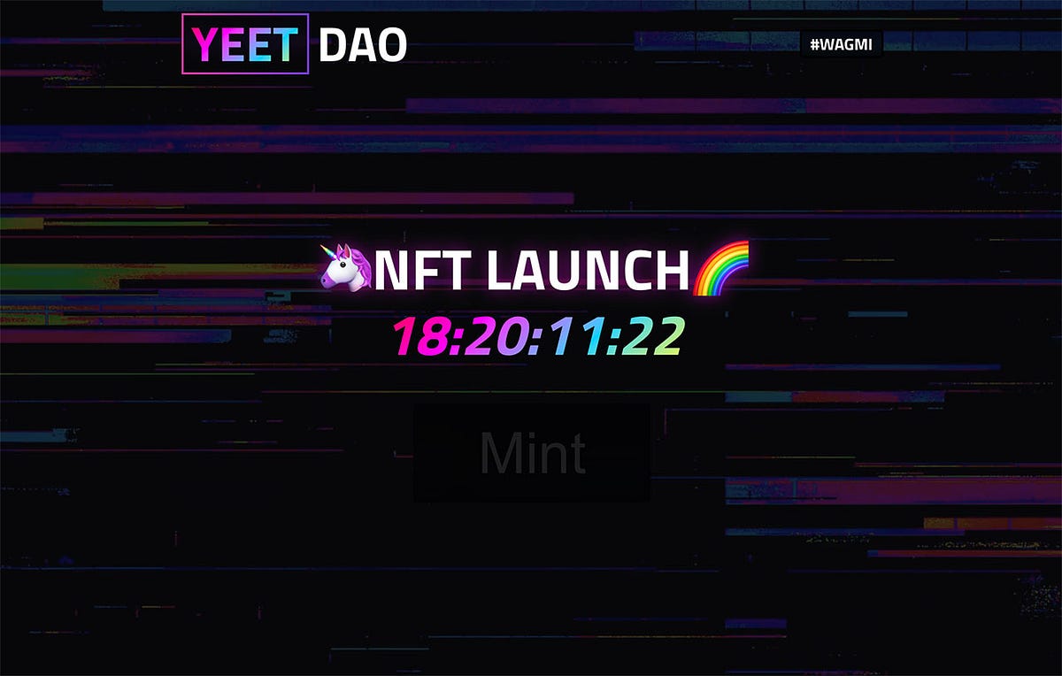 Announcing the Yeet DAO NFT Launch on Friday, October 15, 2021 ...