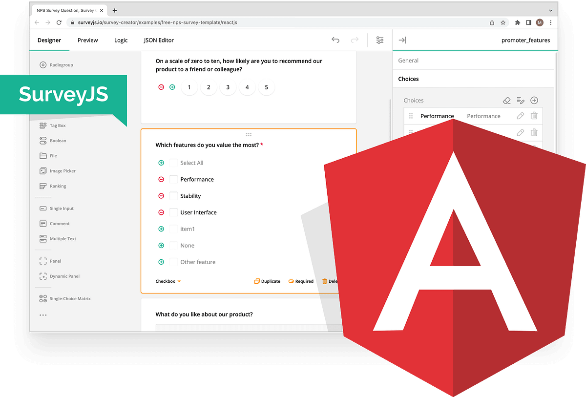 Open Source Form Builder Library For Angular Surveyjs Medium