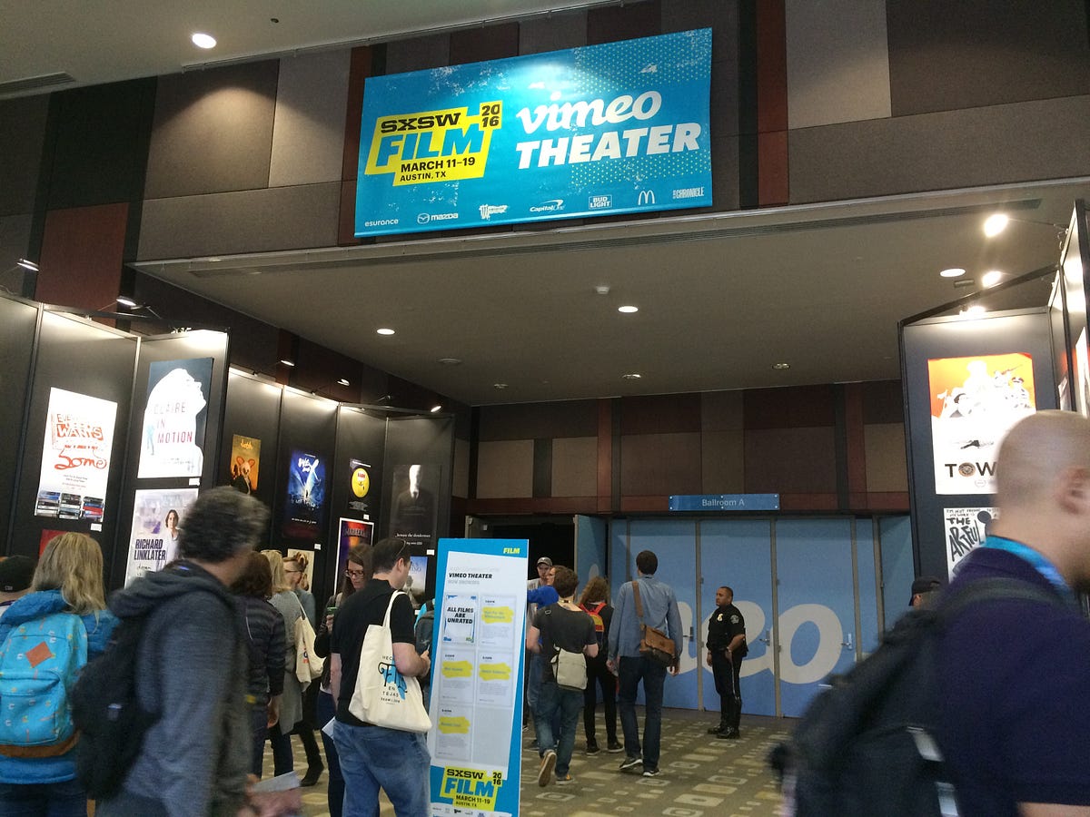 Vimeo Theater @ #SXSW2016. Quiero ver esos pósters. | by Mariana | Medium