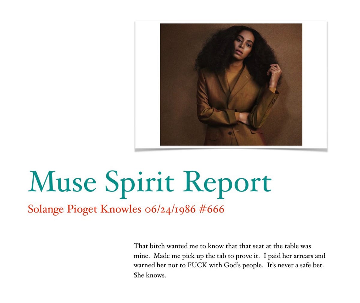 Muse Spirit Report: 3 of 27 - LaNora Muse Clark - Medium