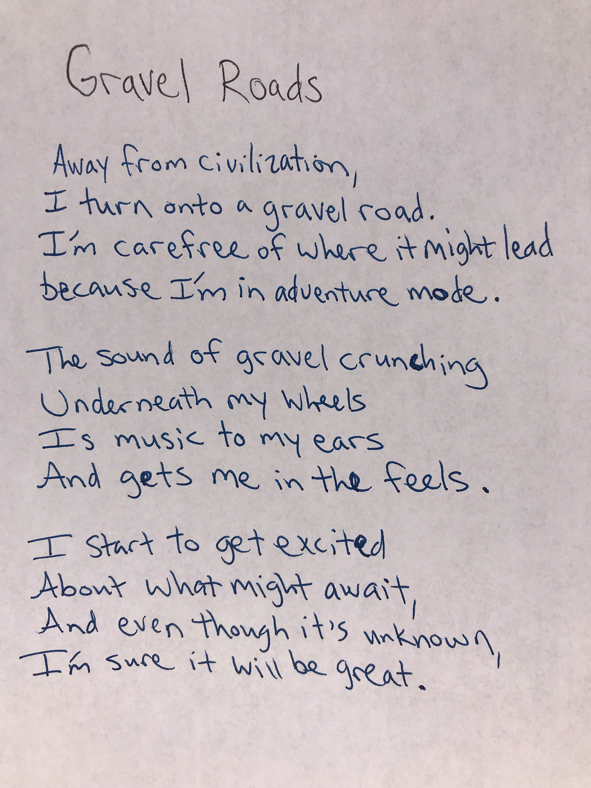 Gravel Roads - Megan Nicole Morgan - Medium