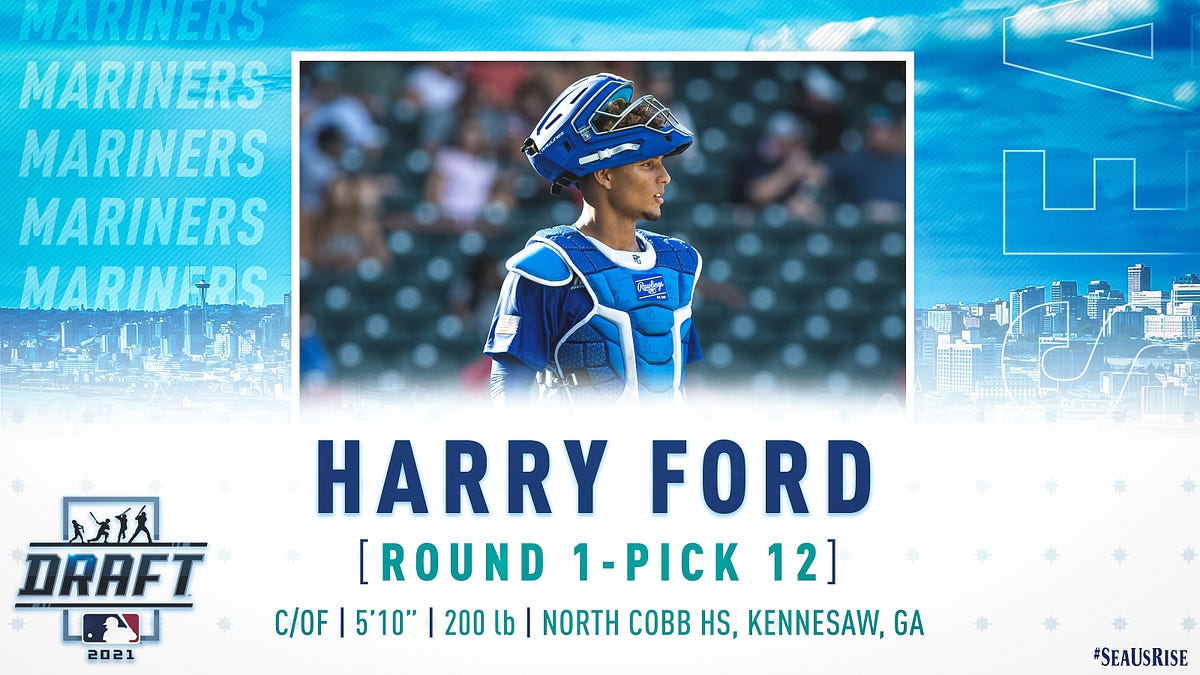 Mariners Select C/OF Harry Ford 12th Overall in MLB Draft | by Mariners ...