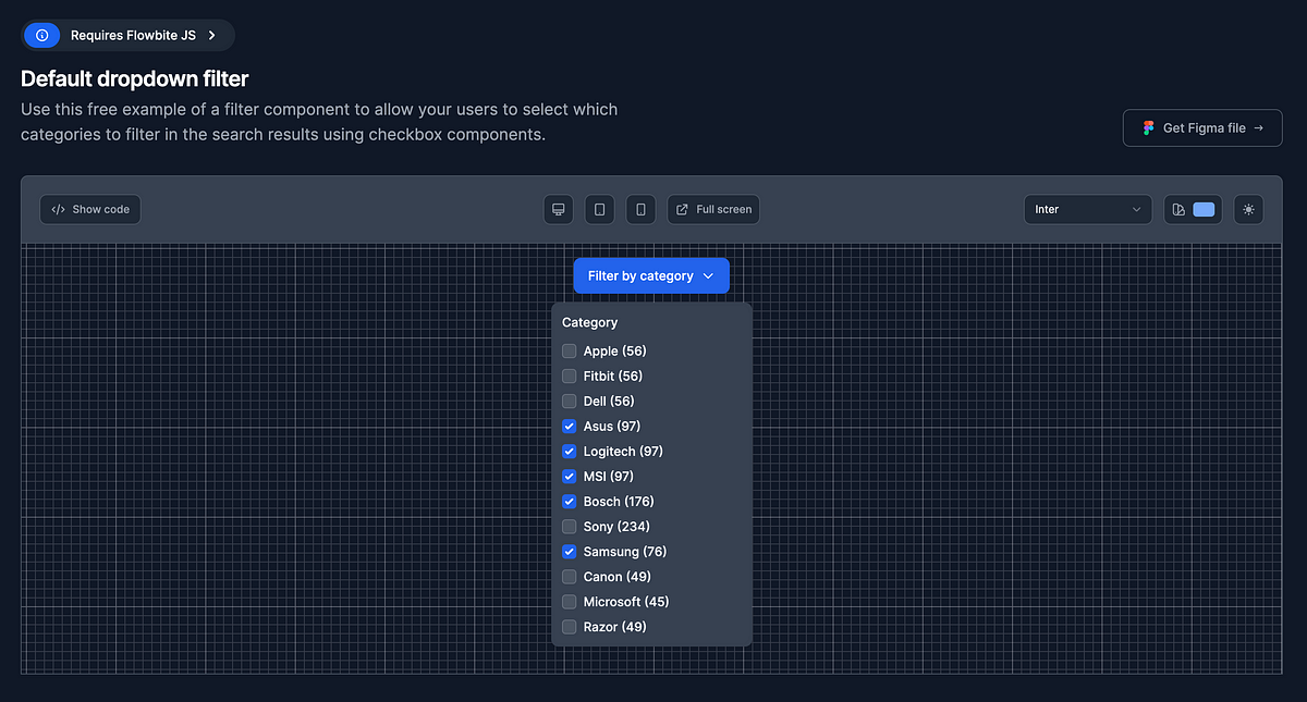 How To Build A Dropdown Filter Component With Tailwind Css And Flowbite By Szőgyényi Zoltán