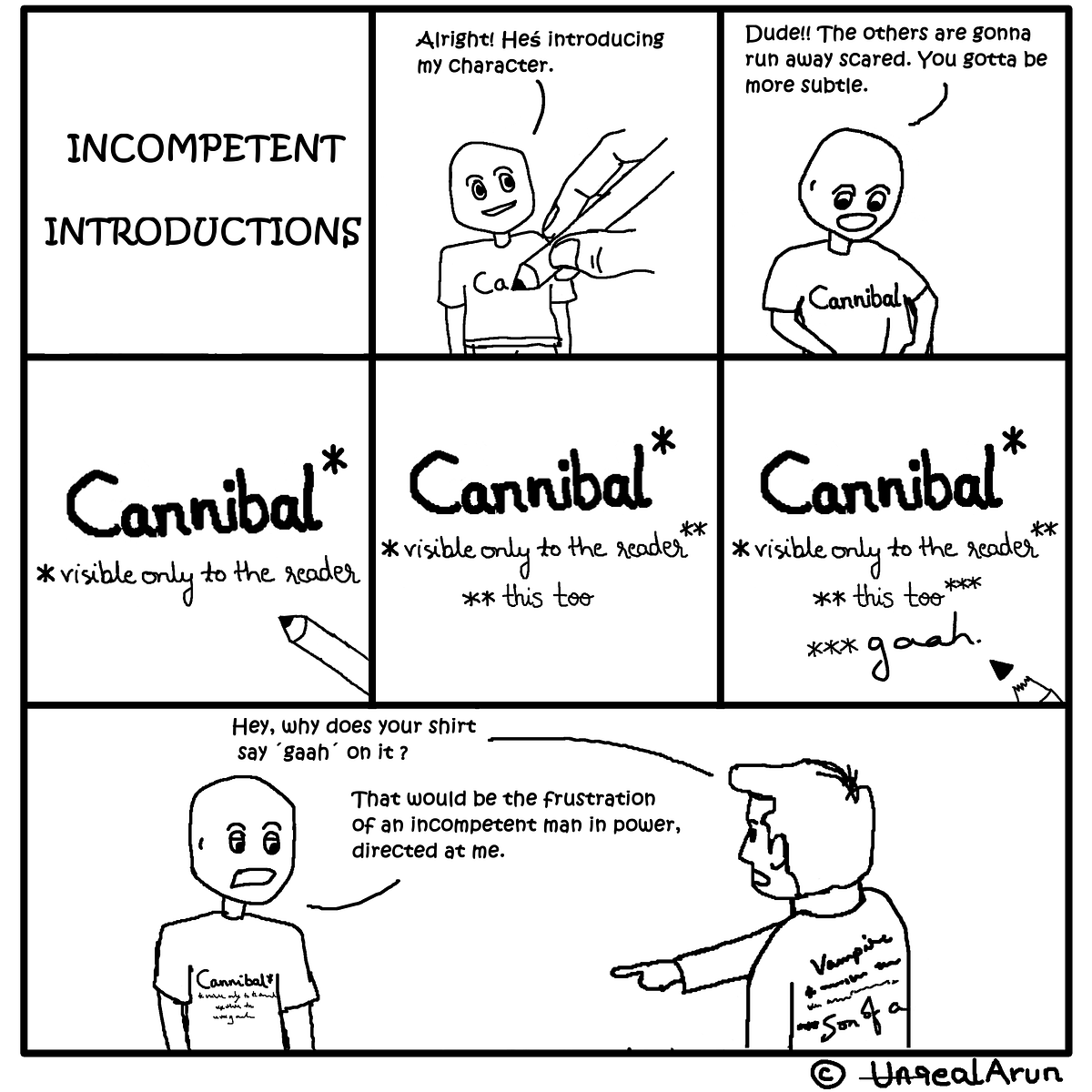 Incompetent Introductions: my first comic | by Arun Kumar | Medium