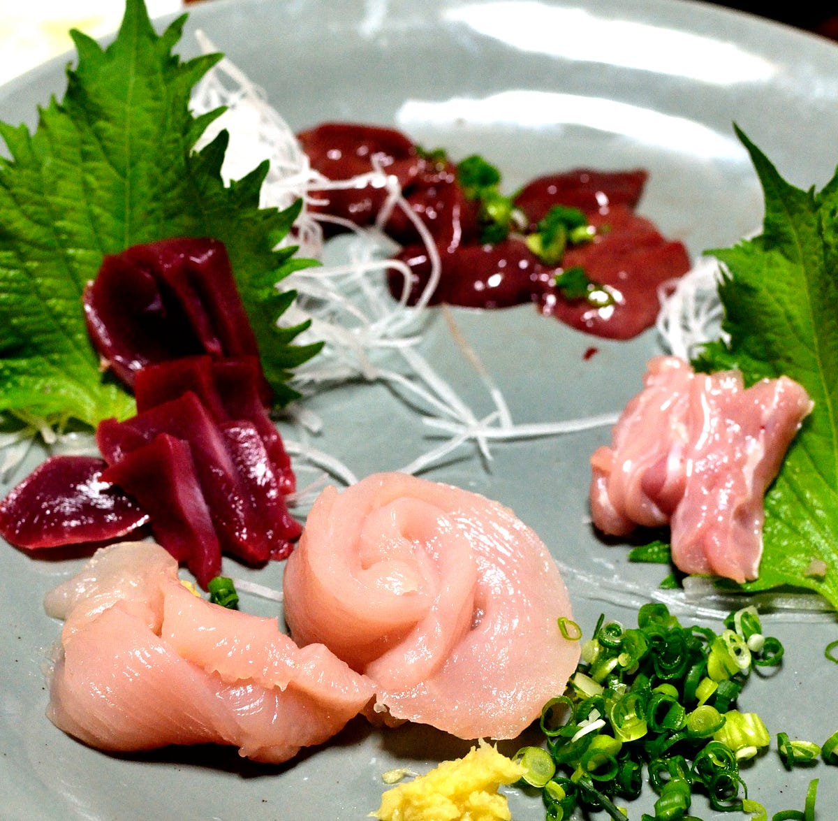 Torisashi. Torisashi is raw chicken meat. Tori… | by Ikechan | Ikechan ...