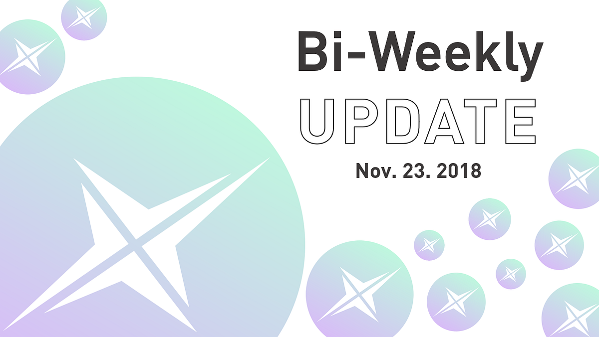 Bi-Weekly Update: 23.11.2018. Here’s the last Bi-weekly update of… | by ...