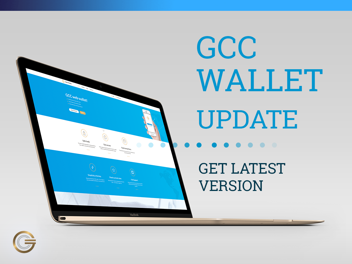 GCC wallet update - get the latest version | by TheGCCcoin | Medium