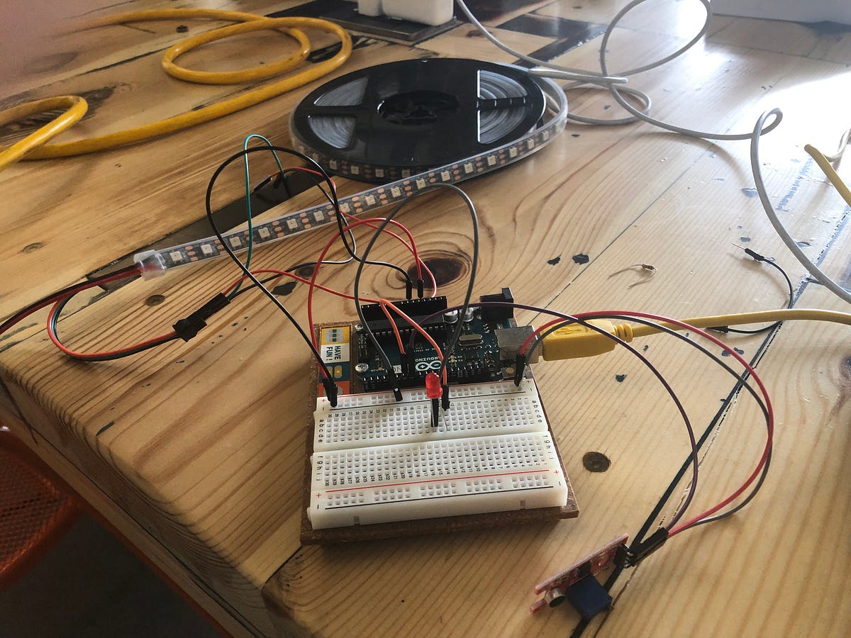 Interactive LED Music Visualizer. Critical Making | Final Project | by Hanshu Zhou | Medium