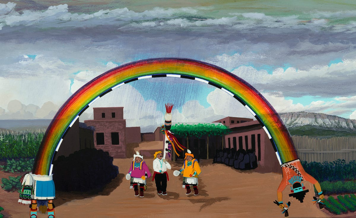 Newly Arrived Zuni Map Art Provides a Different Perspective | by Denver ...