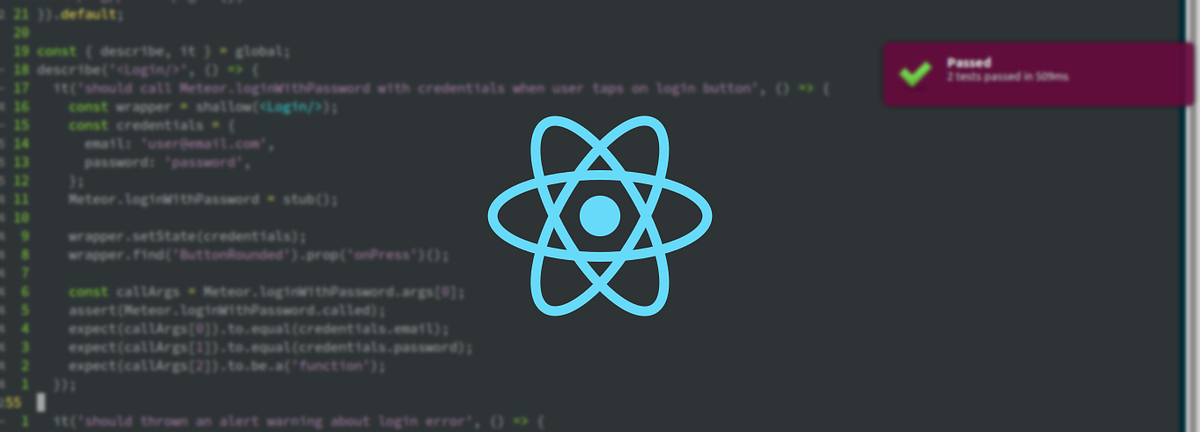Testing React Native components with Mocha+Chai+Sinon+Enzyme | by ...