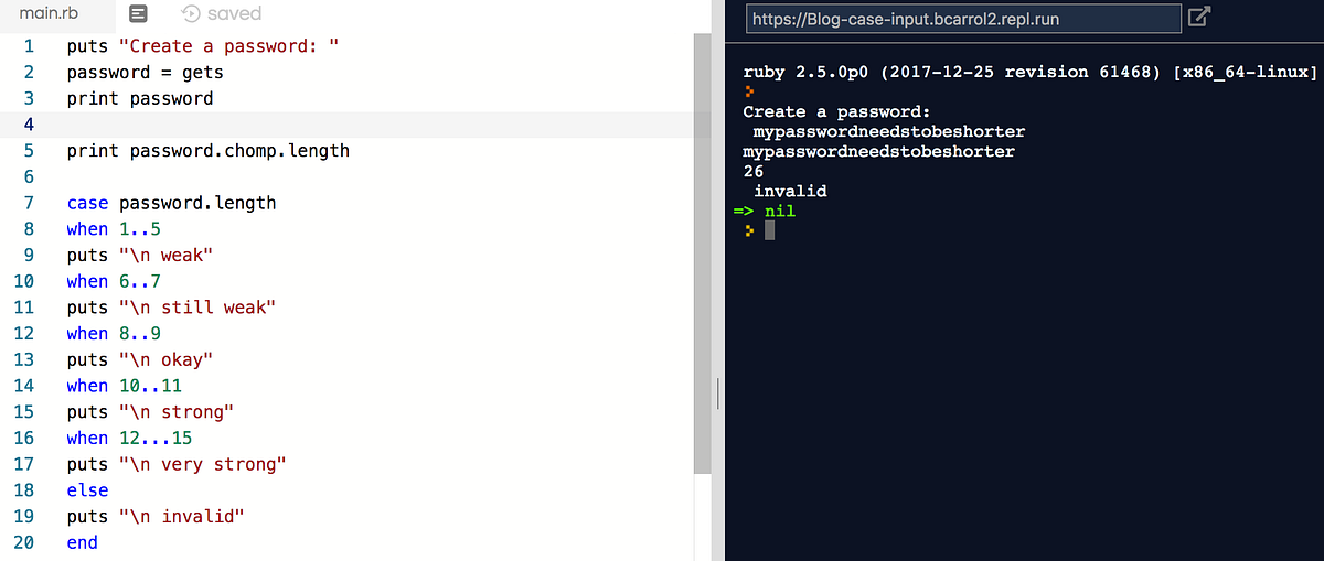 When to use ruby case statements. The biggest question I asked myself ...