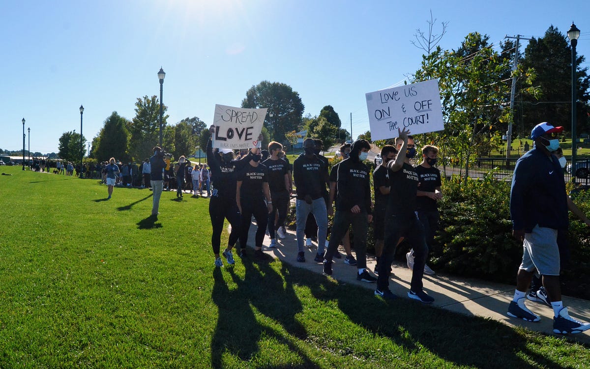 Student unite against racism in Unity March | by Allison Winters ...