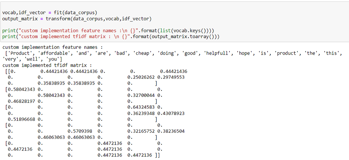 word2vec, bag of words, Tf-idf techniques | Medium