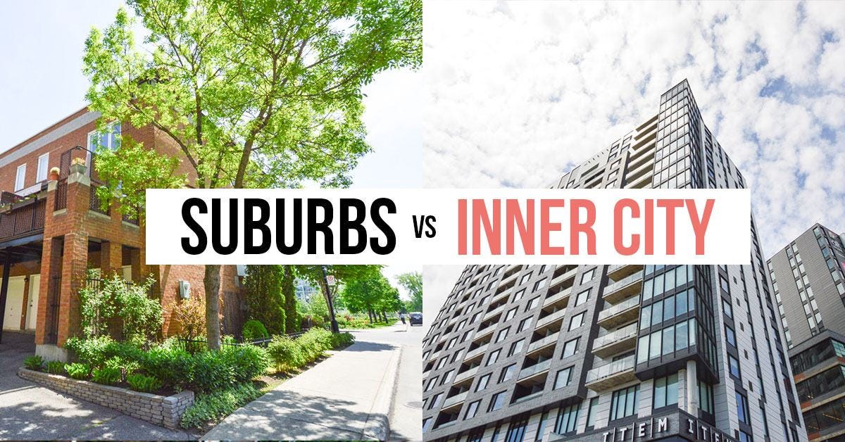 City Living vs Suburbia. Choosing where to live can be a very… | by ...