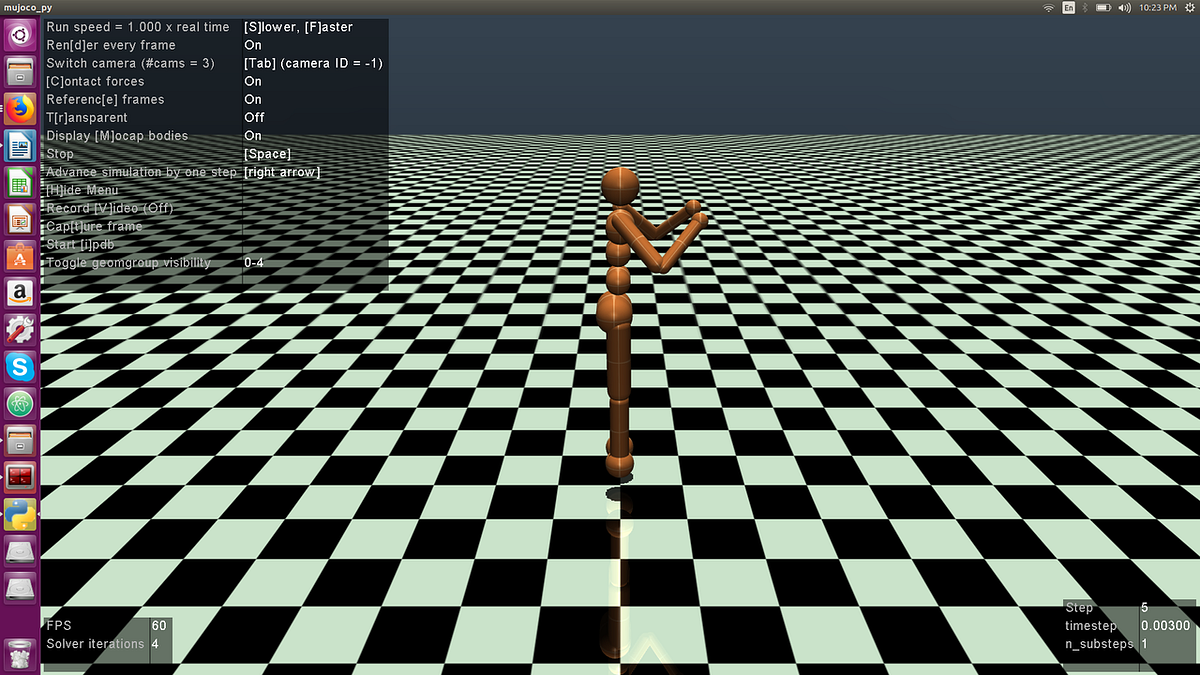 Setting up Mujoco. Mujoco is a physics simulator developed… | by Ganesh ...
