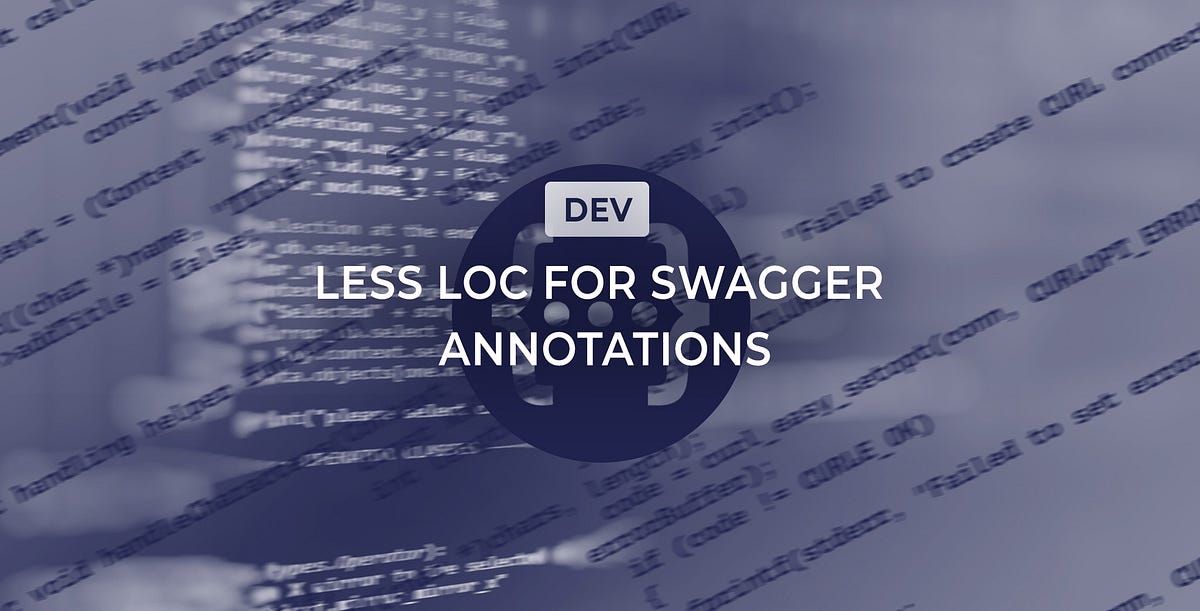 How To Write Swagger Api Annotations With Less Lines Of Code…