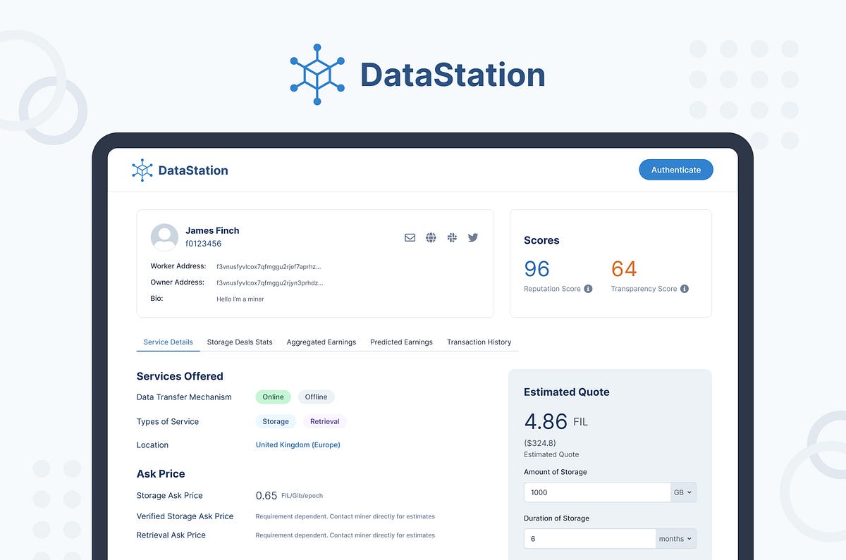 DataStation — Enhancing the Experience of Decentralised Storage on ...
