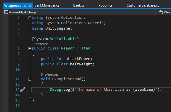 Classes In C Using Unity What Are Classes Custom Classes And By Jared Amlin Level Up Coding