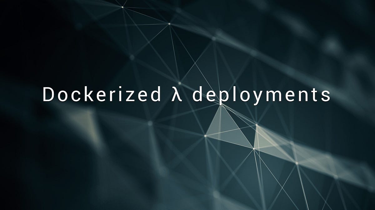 An Easier Way To Build Aws Lambda Deployment Packages — With Docker Instead Of Ec2 Updated For 4126
