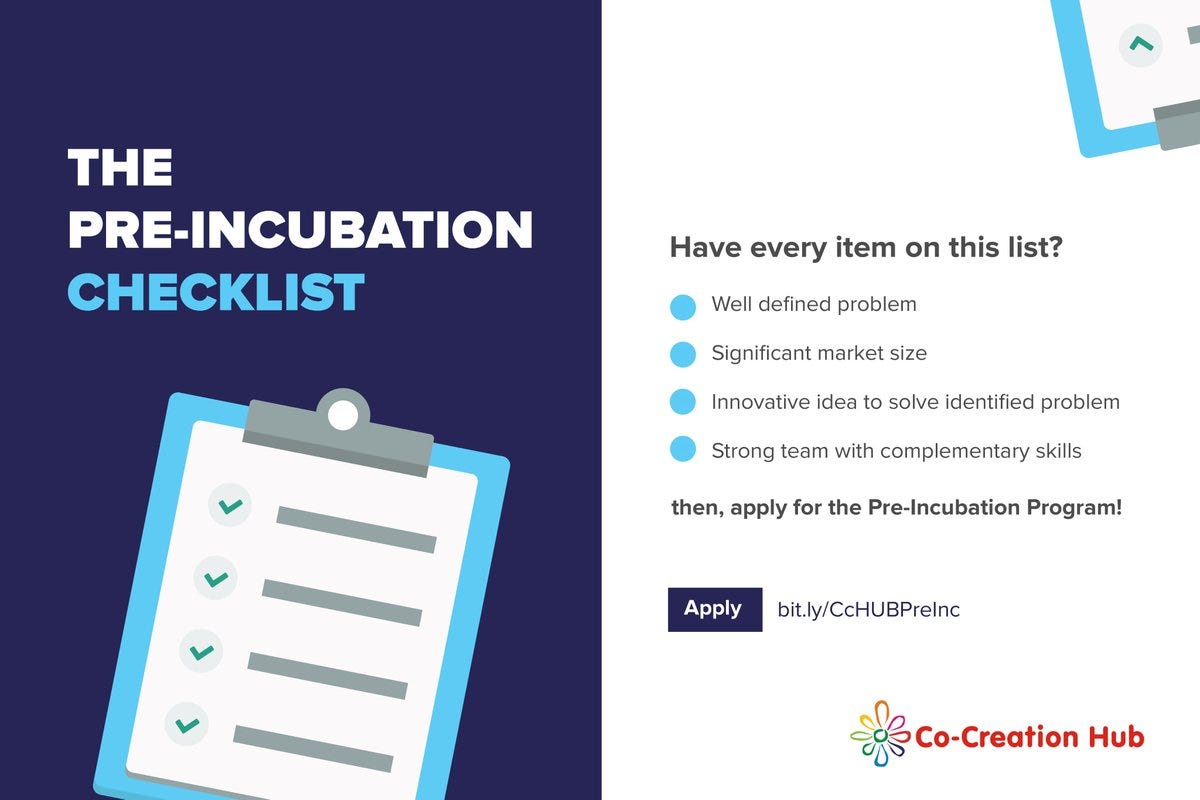 What we look for in the CcHub Pre-Incubation programme | by Femi Longe ...