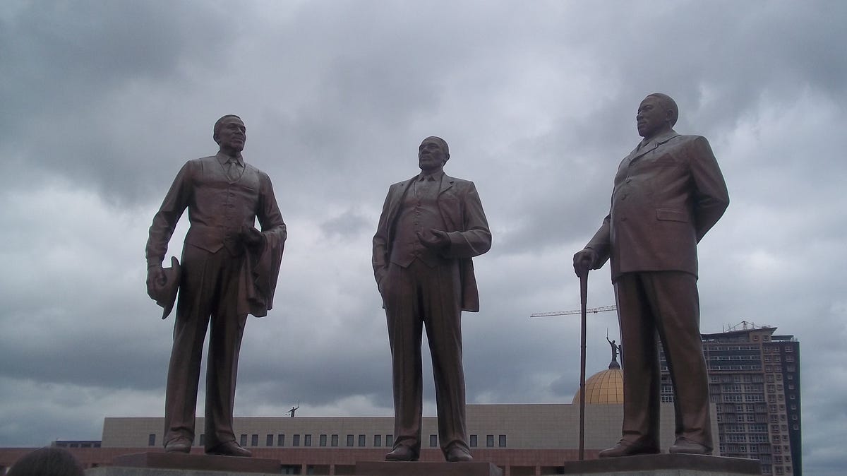 Three Dikgosi Monument. The Three Dikgosi or Three Chiefs… | by Stephen ...