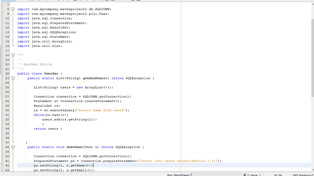 Connect Database With Java Program By Nikita Raghuwanshi Medium 6637