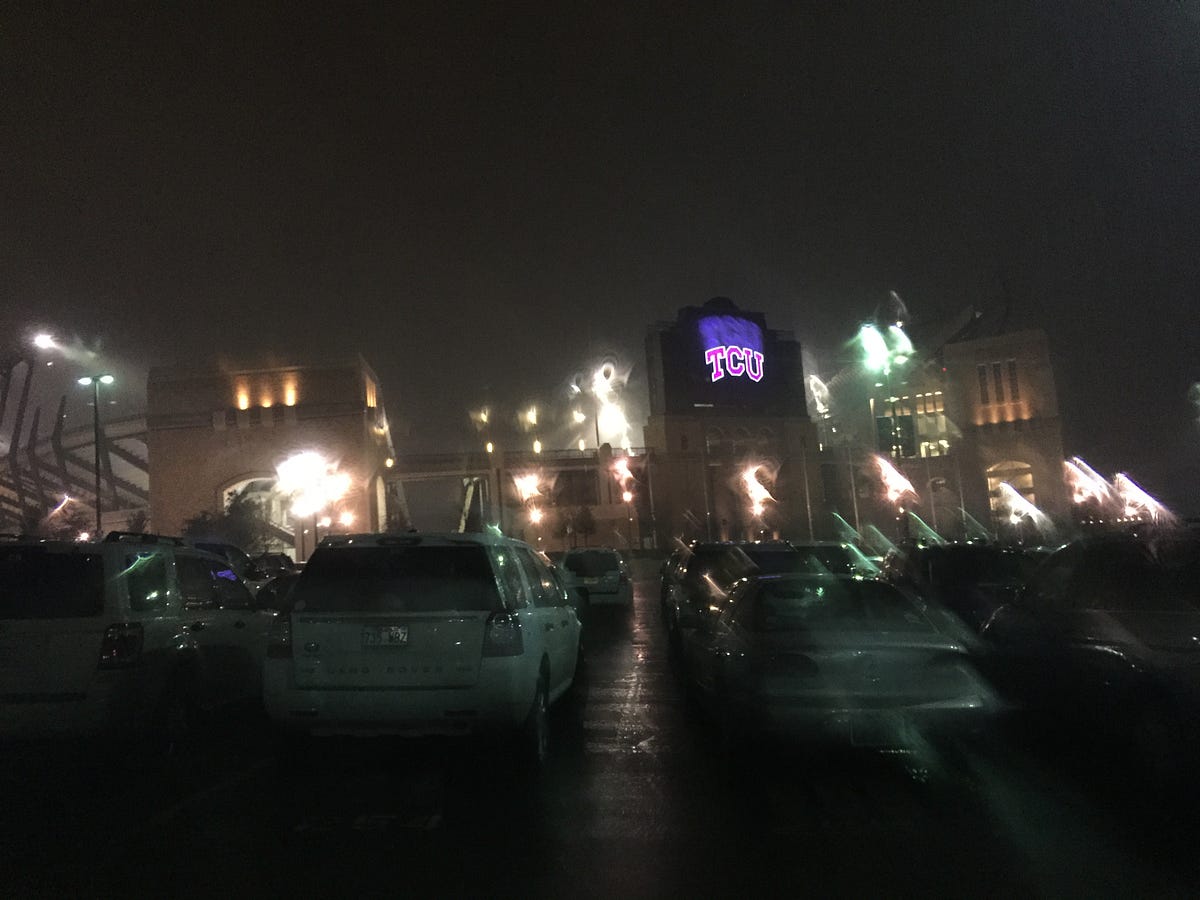 Rain Filled Weekend. TCU, Brewed, and Matt Maher | by Eric Bentley | Medium