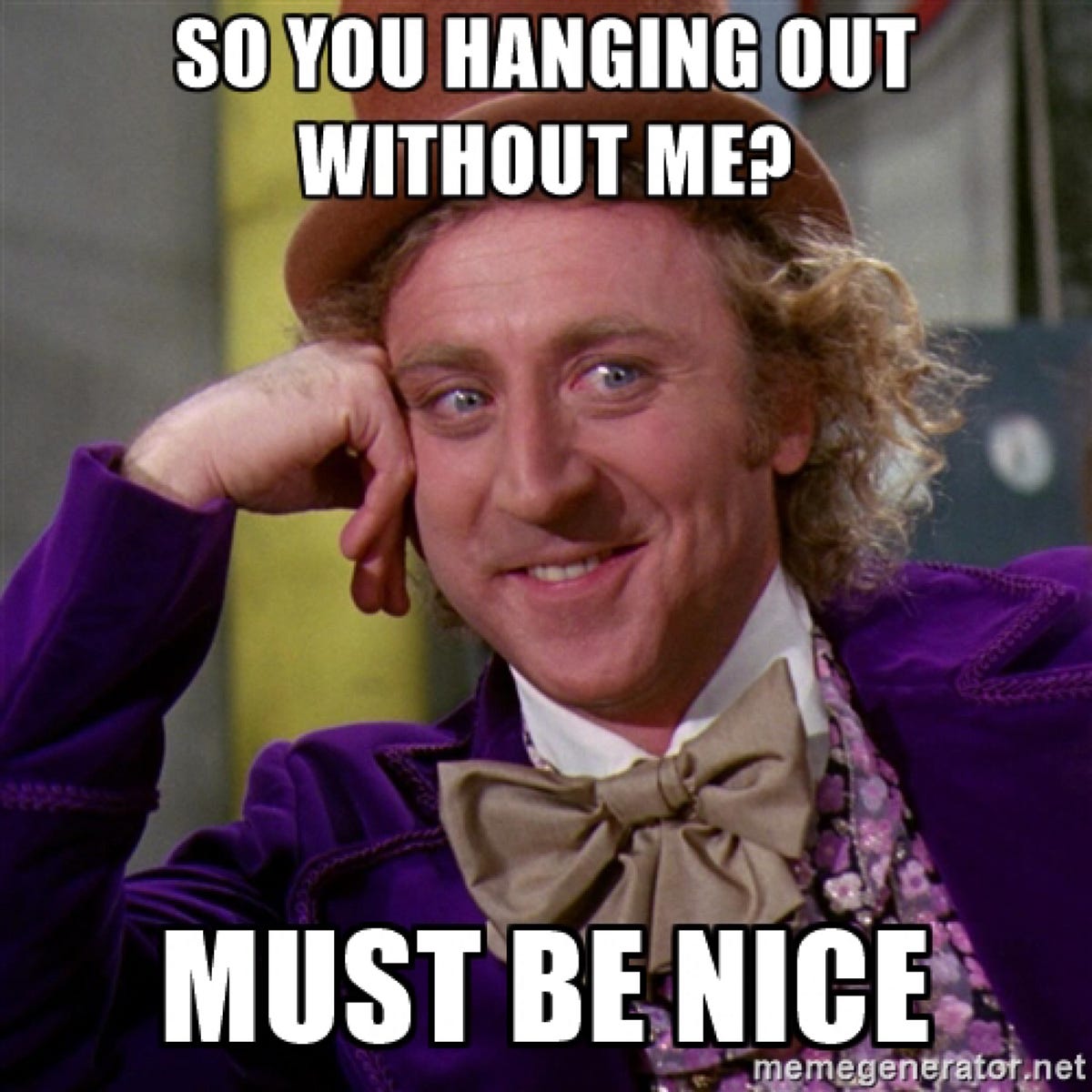 Is everyone hanging out without me? | by Bradshaw w/ Melanin | Medium